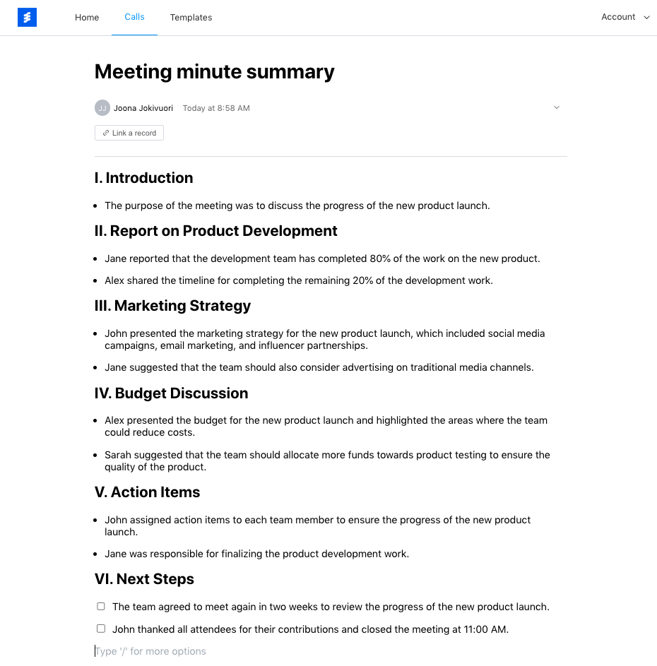 How To Write A Meeting Summary Guide With Examples And Templates